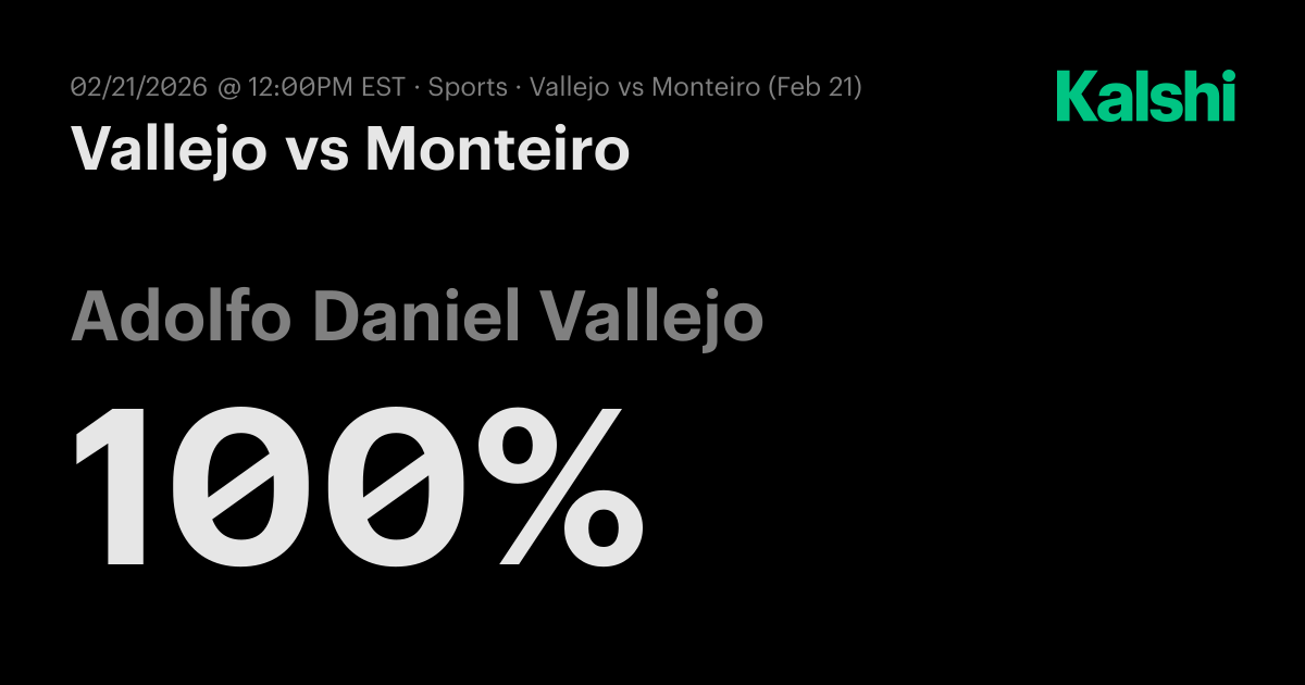 Vallejo vs Monteiro ATP Santiago · Qualification Round 1 Odds & Predictions