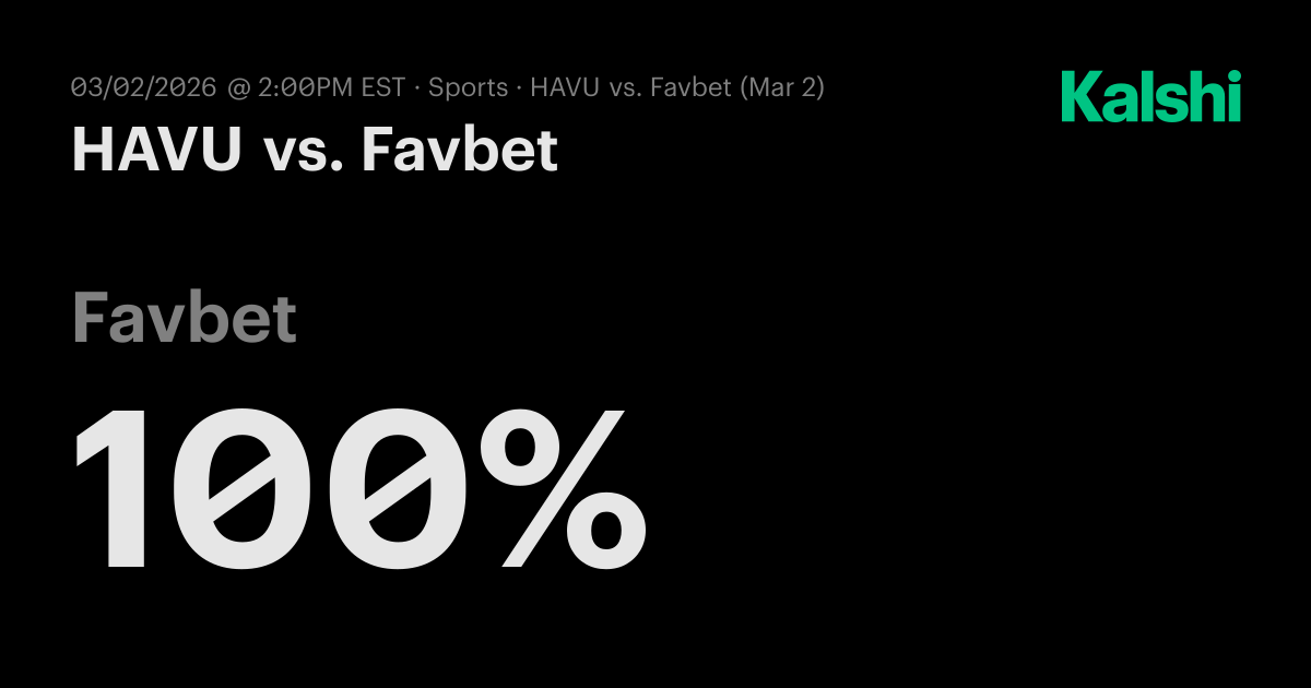 HAVU vs Favbet CS2 Odds & Predictions