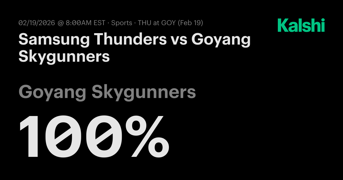 Samsung Thunders vs Goyang Skygunners South Korea KBL Odds & Predictions