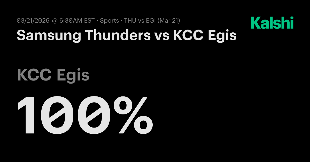 Samsung Thunders vs KCC Egis South Korea KBL Odds & Predictions