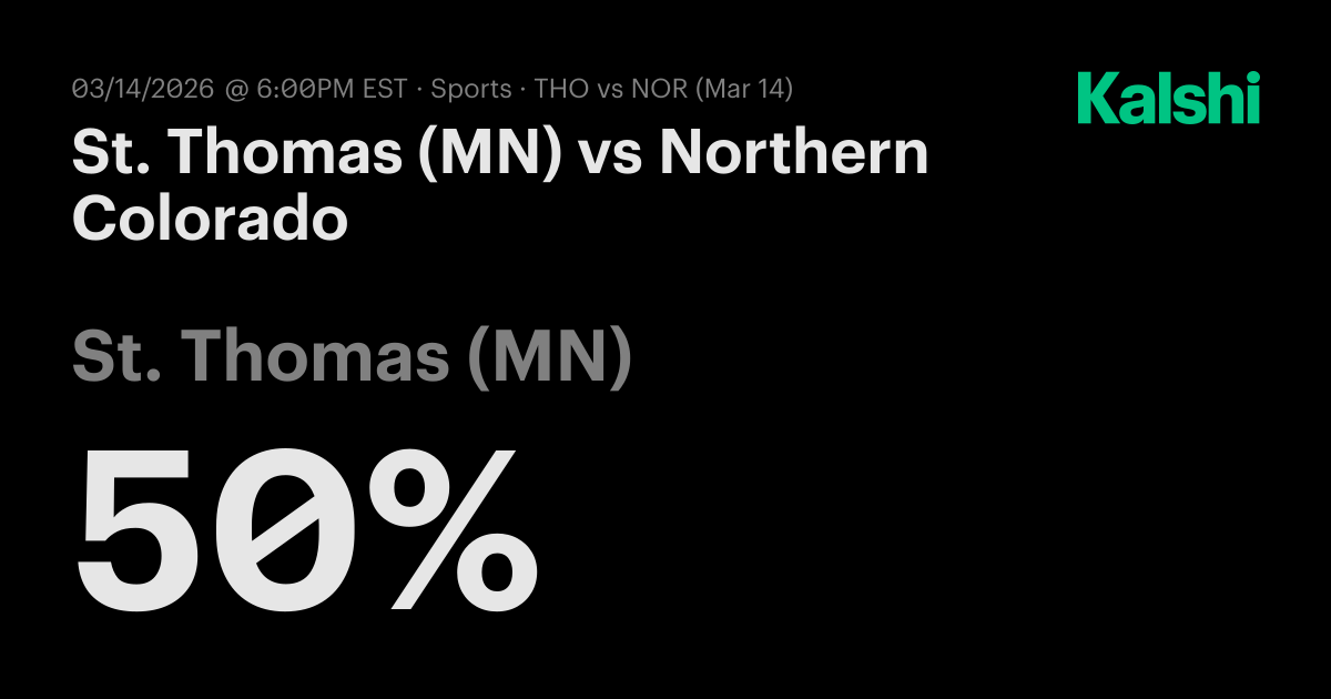 St. Thomas (MN) vs Northern Colorado College Baseball Odds & Predictions