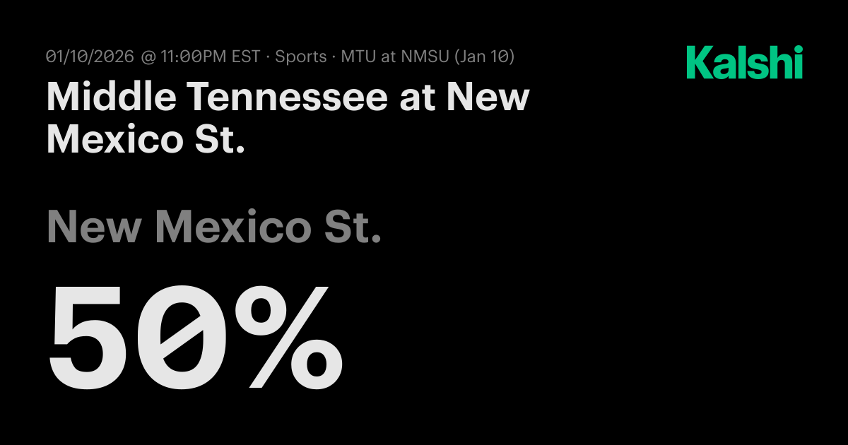 Middle Tennessee at New Mexico St. College Basketball (M) Odds ...