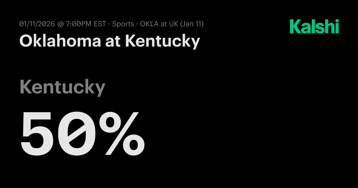 Oklahoma at Kentucky College Basketball (W) Odds & Predictions