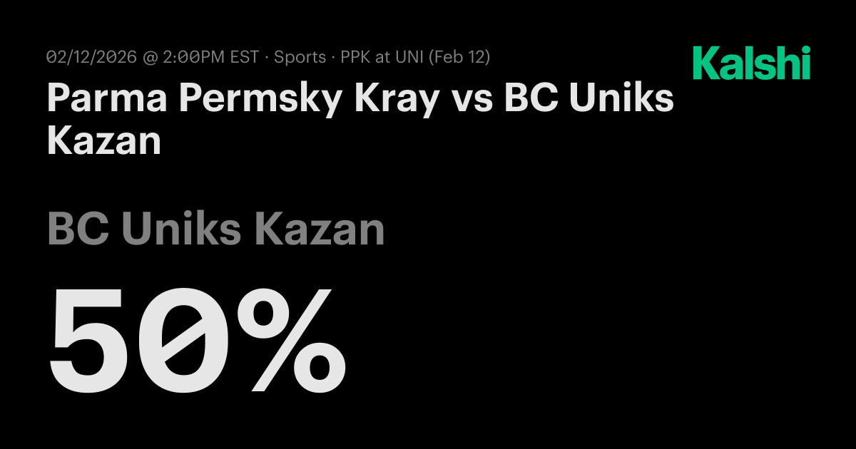 Parma Permsky Kray vs BC Uniks Kazan Russia VTB United League Odds ...
